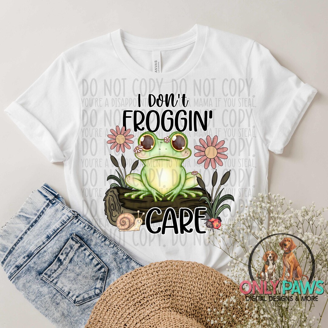 Cute Frog, Cottage Core PNG, Snarky Quote, Nature Lovers, Digital ...