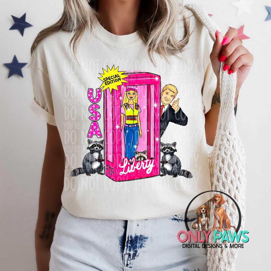USA, Liberty "garbage" Doll, Maga, Digital Design for Sublimation ...