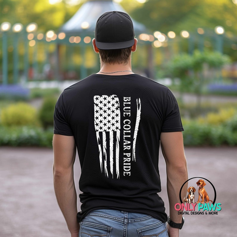 Blue Collar Pride, PNG, Digital Design for Sublimation, Instant Download - Etsy