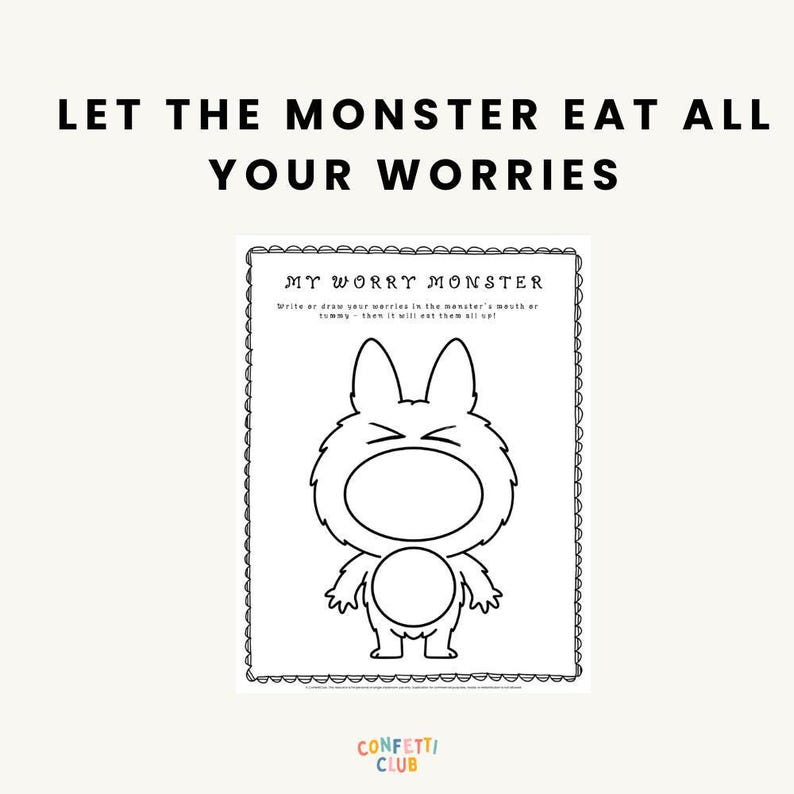 Monster SEL Worksheets | Social Emotional Learning Activities | Special ...