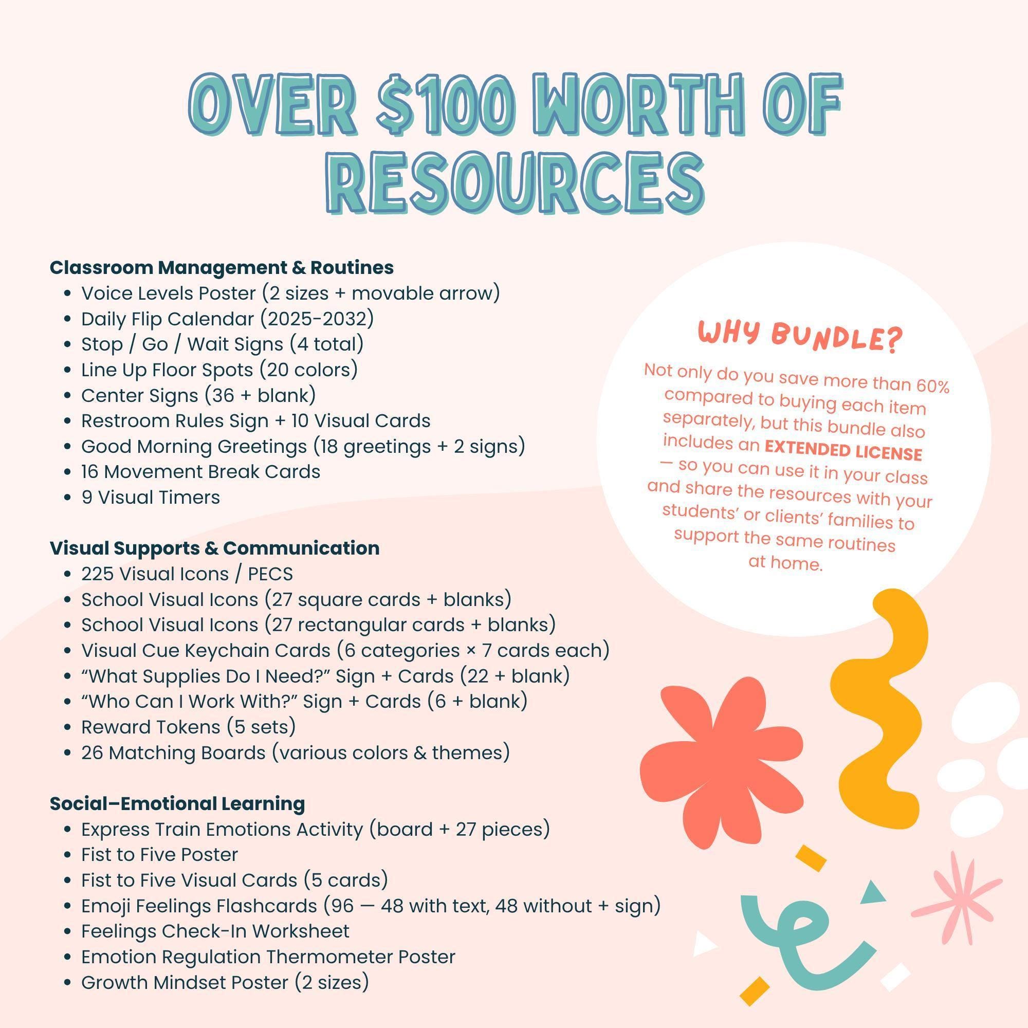 Visual Supports Mega Bundle – Classroom Routines, Visual Schedule Cards ...