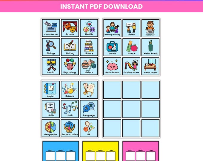 Visual Behavior Cue Cards for Kids: Classroom Management (digital ...