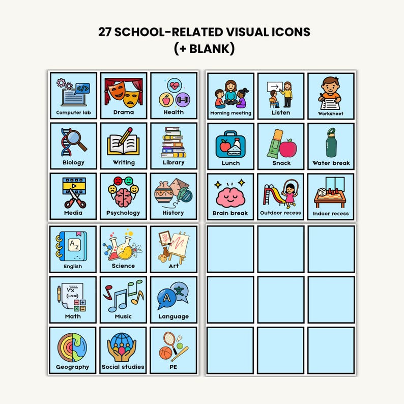 Visual Schedule & Reward System Mega Set | First-then Boards, Daily ...