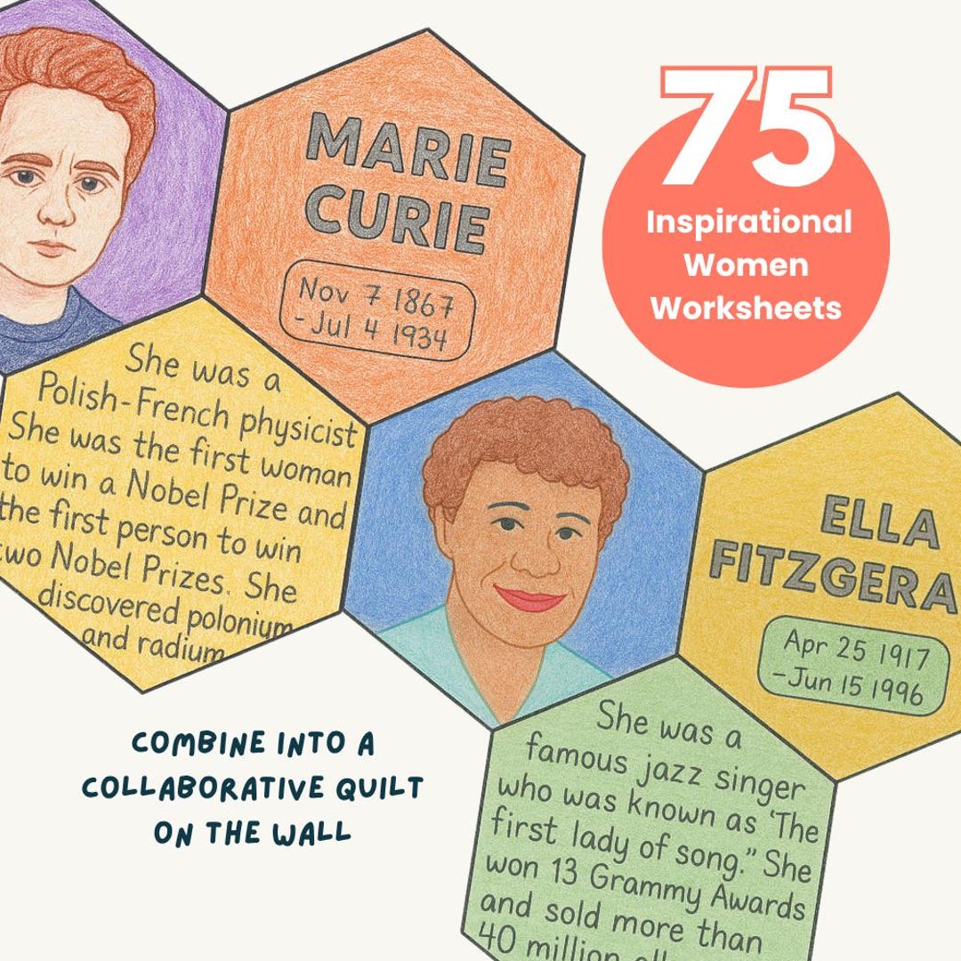 International Women's Day, Women's History Month Activity, Famous Women ...