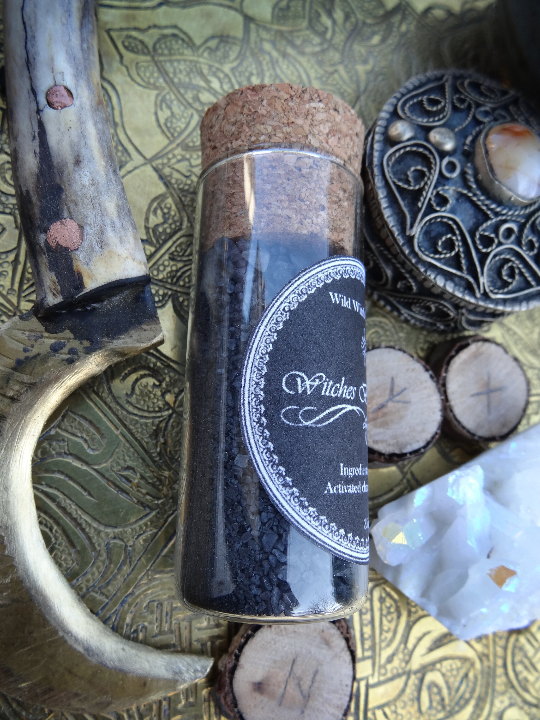 Witches Black Salt/ Protection Salt/ Witchcraft Spell Salt/ | Etsy