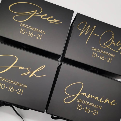 Best Man Gift Box Groomsman Gift Box Will You Be My Best | Etsy