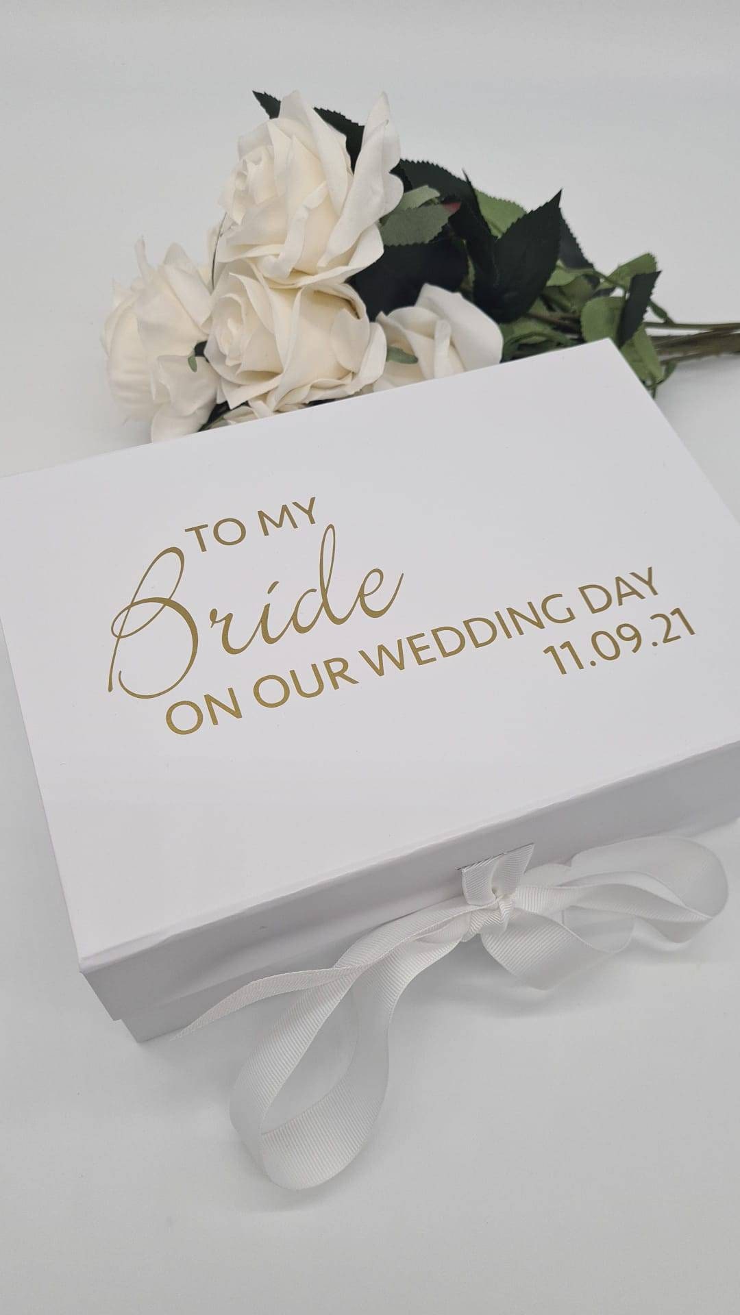 Personalised Bride Gift Box Bride Gift Bride to Be Wife - Etsy