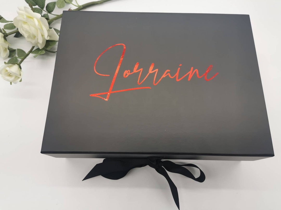Luxury Large Gift Box, Medium Gift Box, Personalised Name Box, Birthday ...