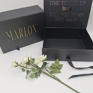 Time to Suit Up! Will You Be My Best Man? Groomsman, Best Man Gift ...