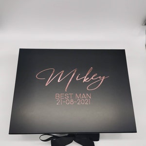 Best Man Gift Box Groomsman Gift Box Will You Be My Best | Etsy