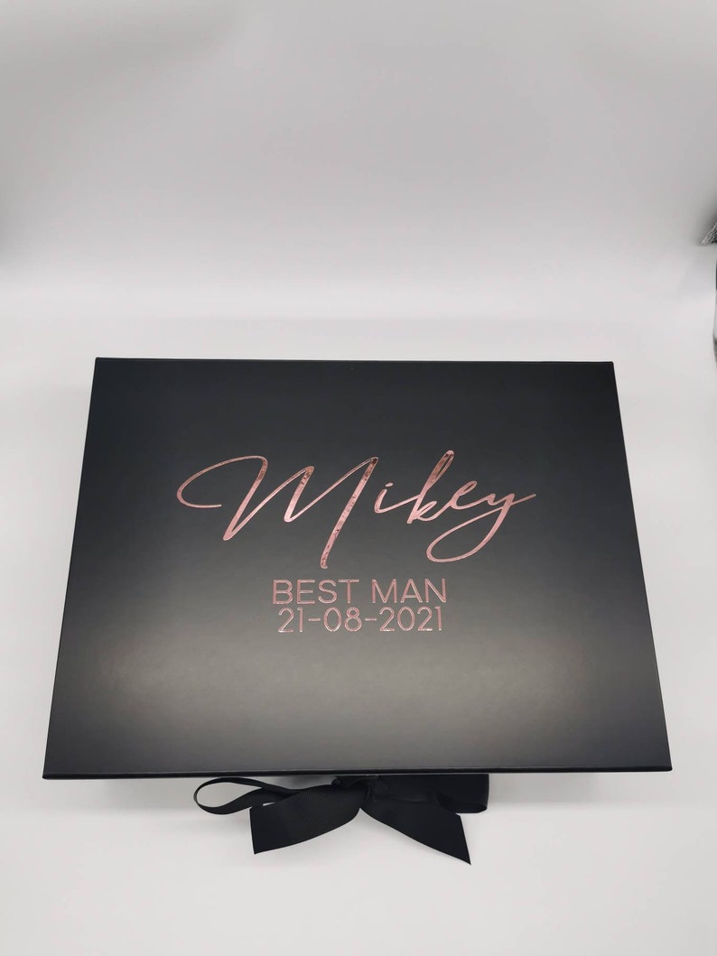 Best Man Gift Box Groomsman Gift Box Will You Be My Best | Etsy