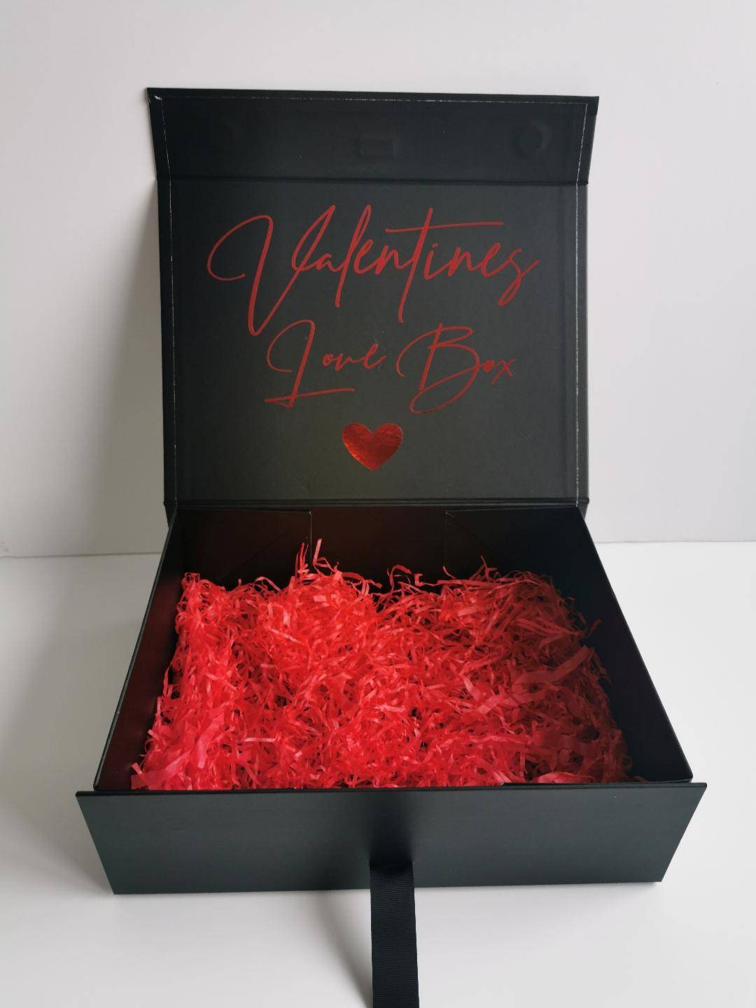 Personalised Valentines Love Box/ Gift Box/ Valentines Gift Box/ Happy ...
