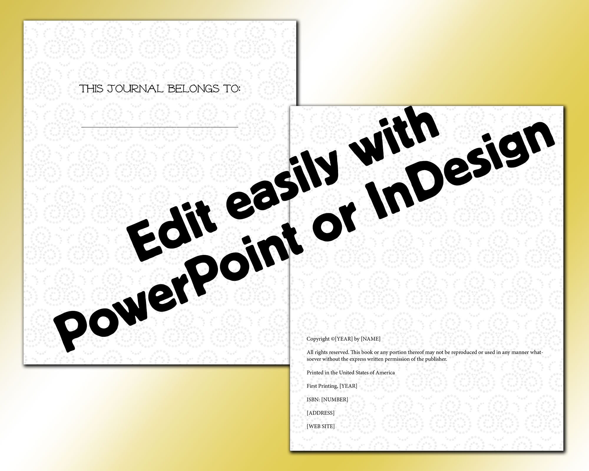 Dream Journal | Customizable Indesign KDP Interior | Custom KDP ...