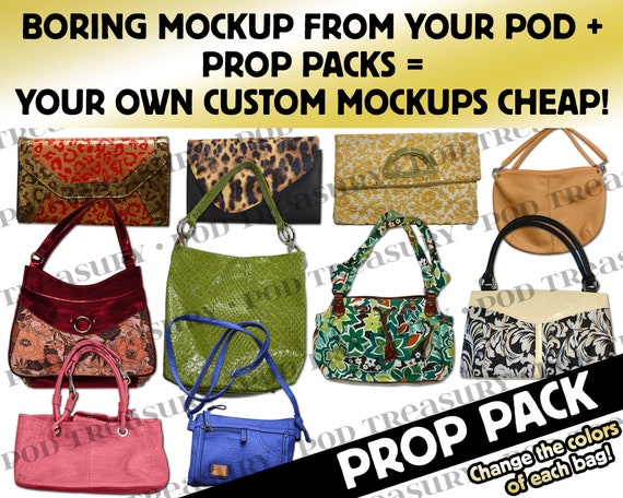 Mockup Prop Pack Women's Handbags / Purses Digital - Etsy