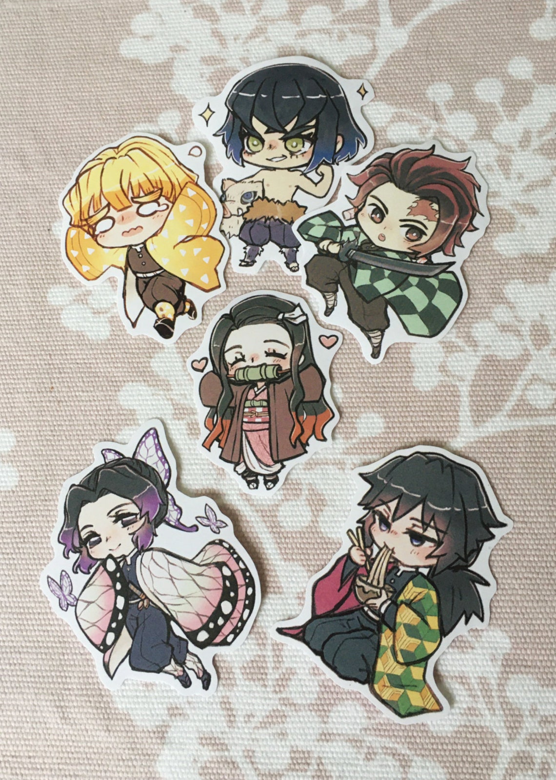 Kimetsu No Yaiba / Demon Slayer Stickers | Etsy Singapore