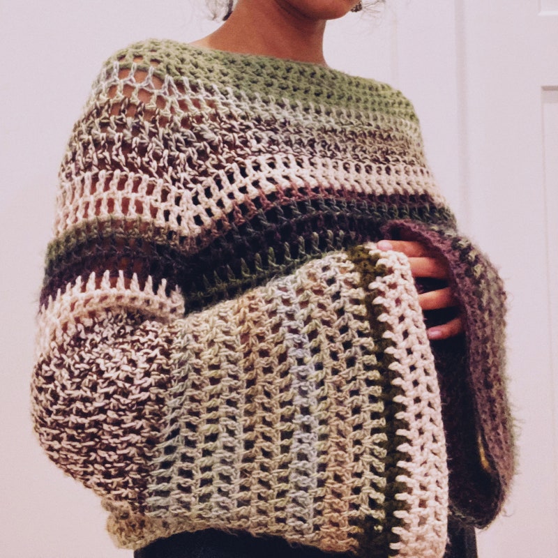 Hand Crochet Sweater - Etsy