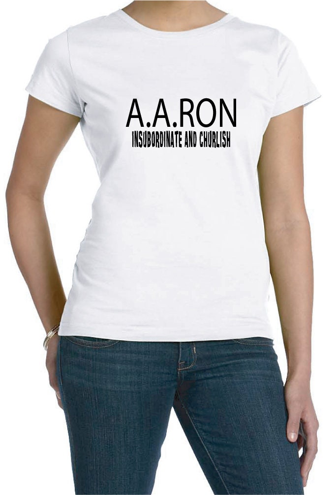 AARON Insubordinate and Churlish Key and Peele Fan Woman's T-shirt - Etsy