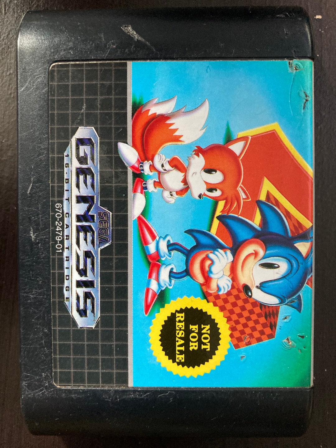 Sonic 2 the Hedge Hog - Game Cartridge - Etsy