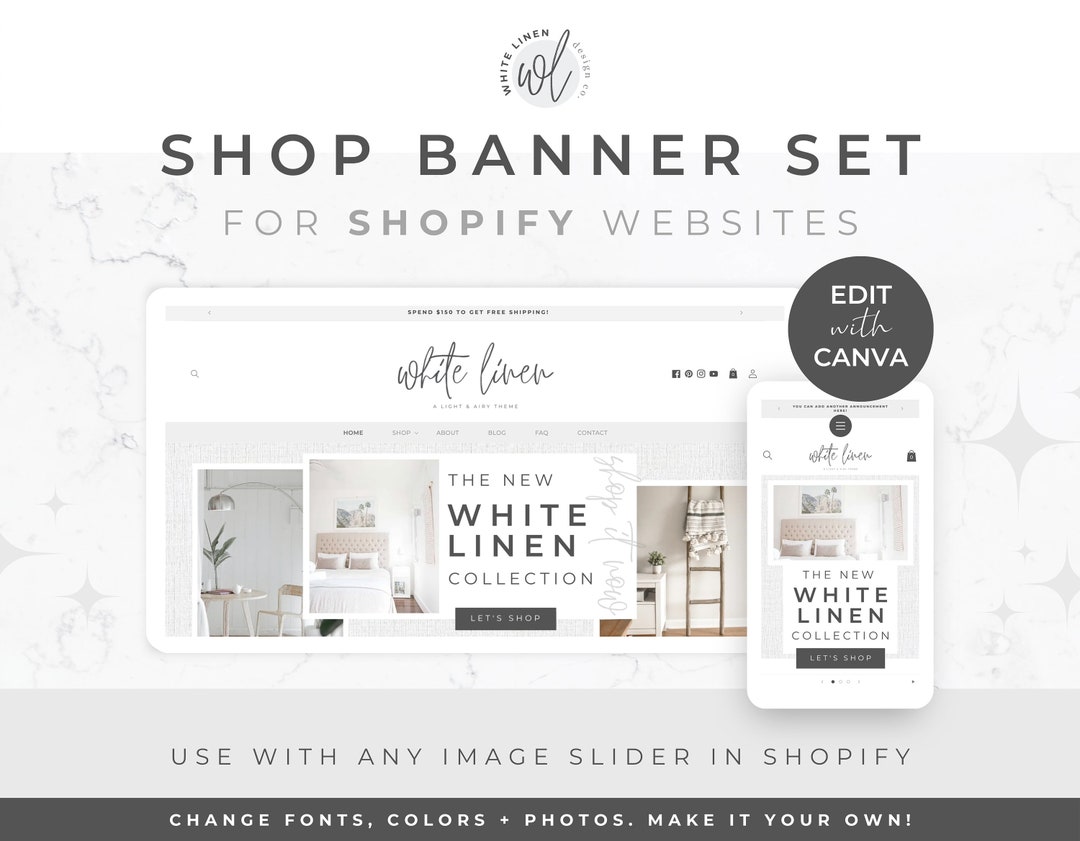 Shopify Banner Templates - Shop Banner Templates for Canva ...