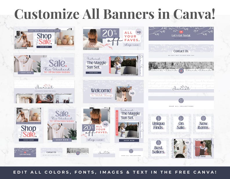 Shopify Banner Templates - Shop Banner Templates for Canva ...
