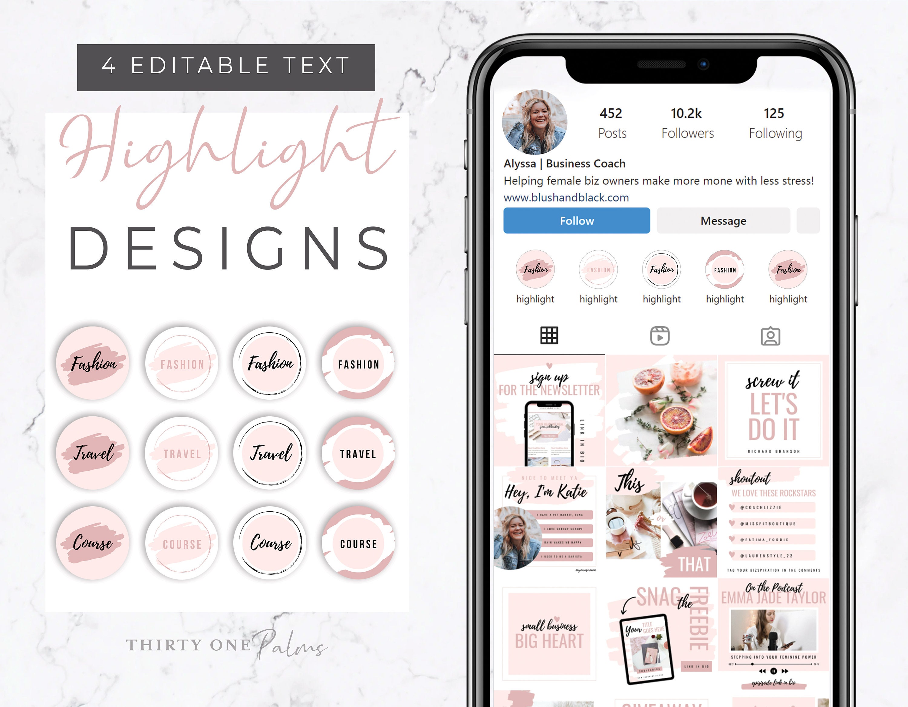 Instagram Template Bundle Canva Instagram Templates - Etsy