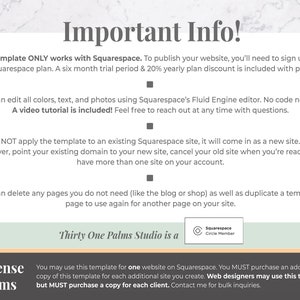 Website Template for Squarespace - Squarespace Template, Squarespace 7. ...