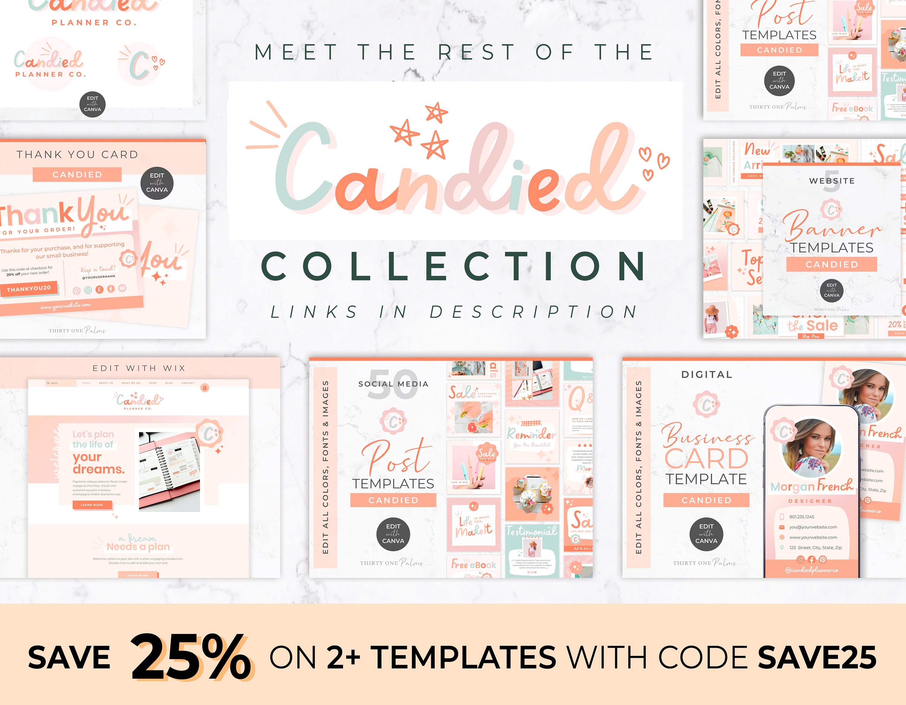 Email Template Bundle for Canva - Colorful Email, Mailchimp, Flodesk ...