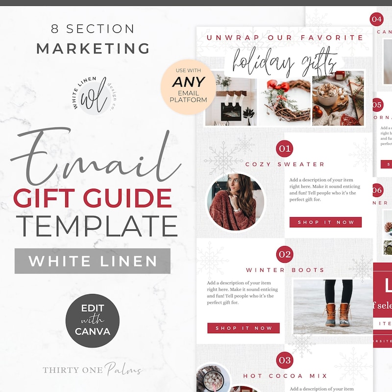 Gift Guide Template - 60+ Gift Ideas for 2025