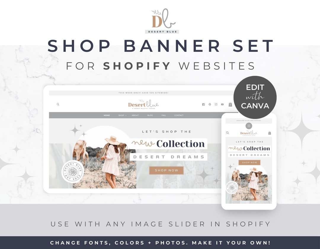 Shopify Banner Templates - Shop Banner Templates for Canva ...