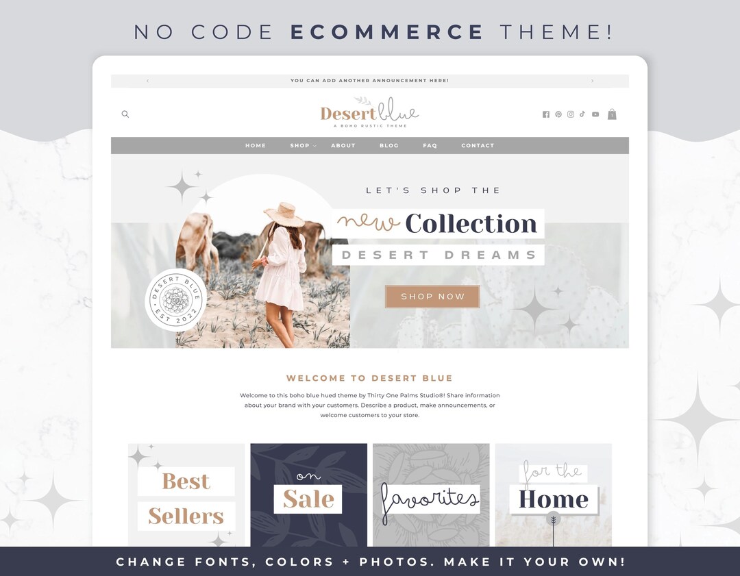 Boho Chill Ecommerce Website Theme - Ecommerce Website, Online Store ...