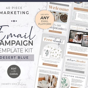 Email Template Bundle for Canva Template for Email - Etsy