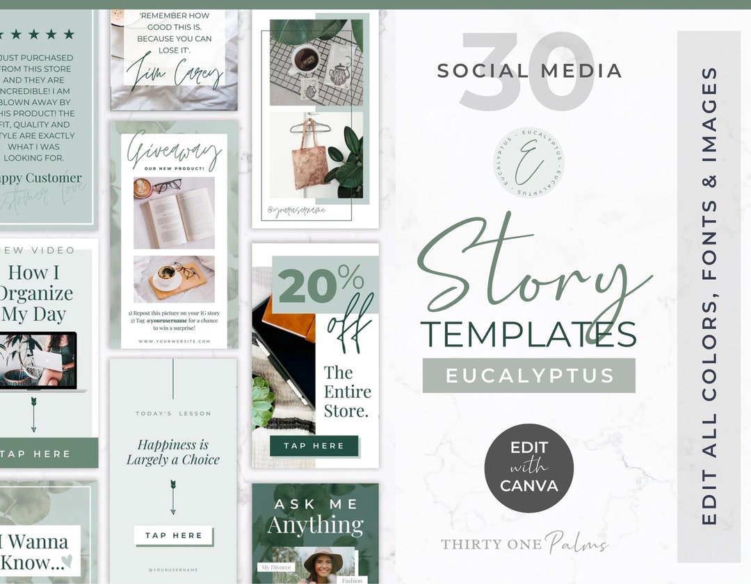 30 Story Templates for Instagram Canva Story Templates, Instagram ...