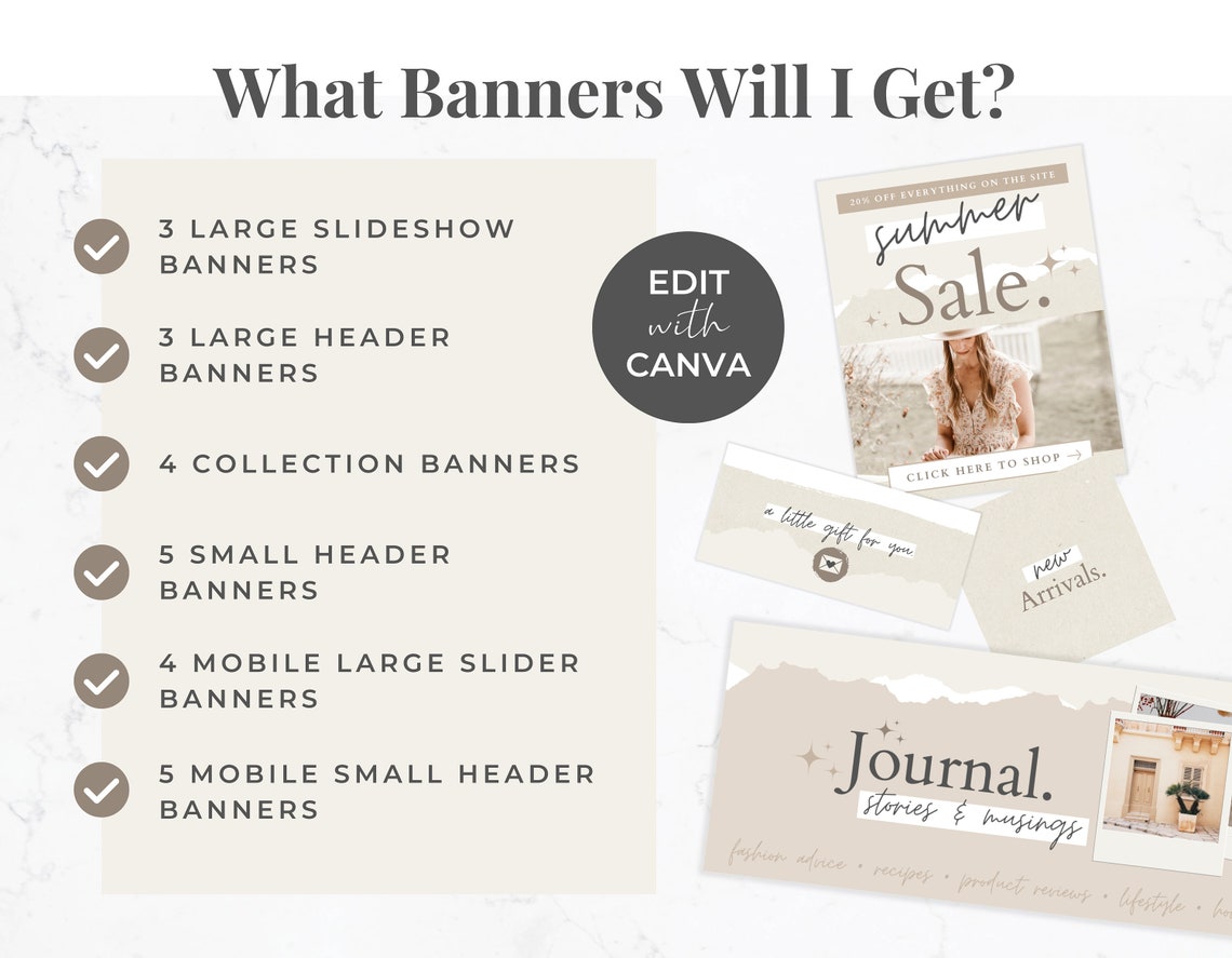 Shopify Banner Templates - Shop Banner Templates for Canva ...