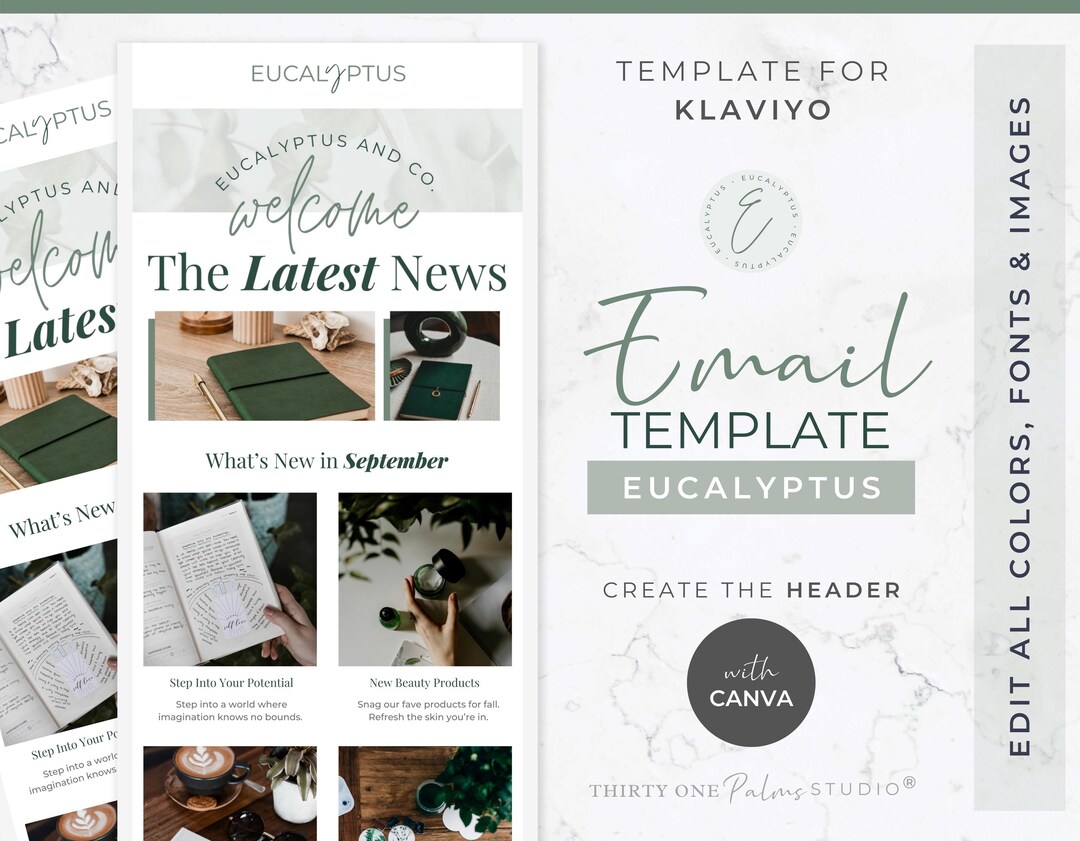 Email Newsletter Template - Email Marketing Template, Email Design ...