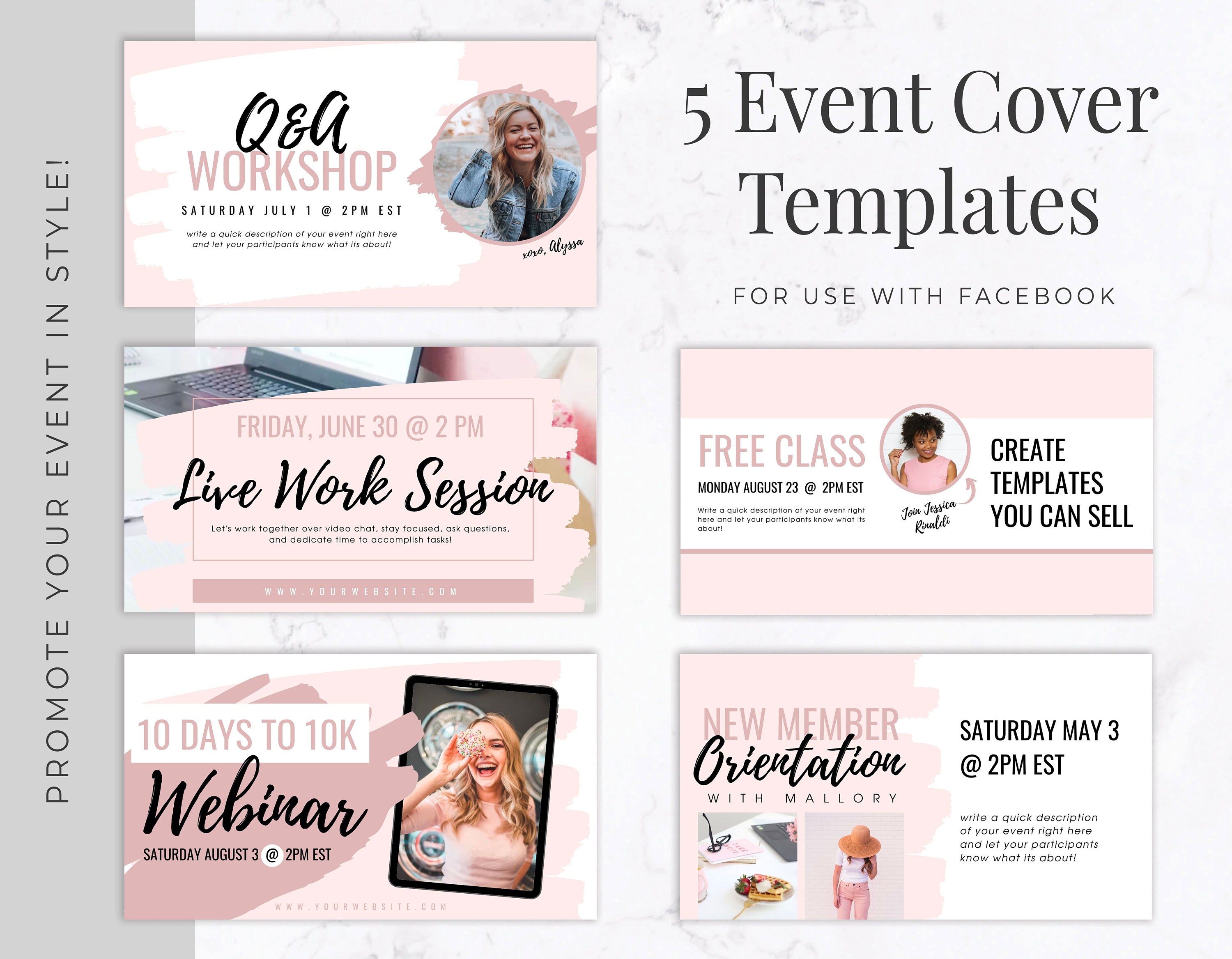 15 Facebook Cover Timeline Templates - Canva Templates, Facebook Group ...