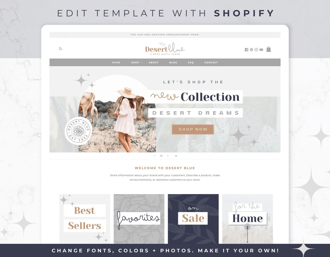 Shopify Theme - Website Template for Shopify, Ecommerce Website ...