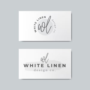 Editable Logo Template for Canva - DIY Rustic Modern Logo Design, Small Business Logo, Coaching ...