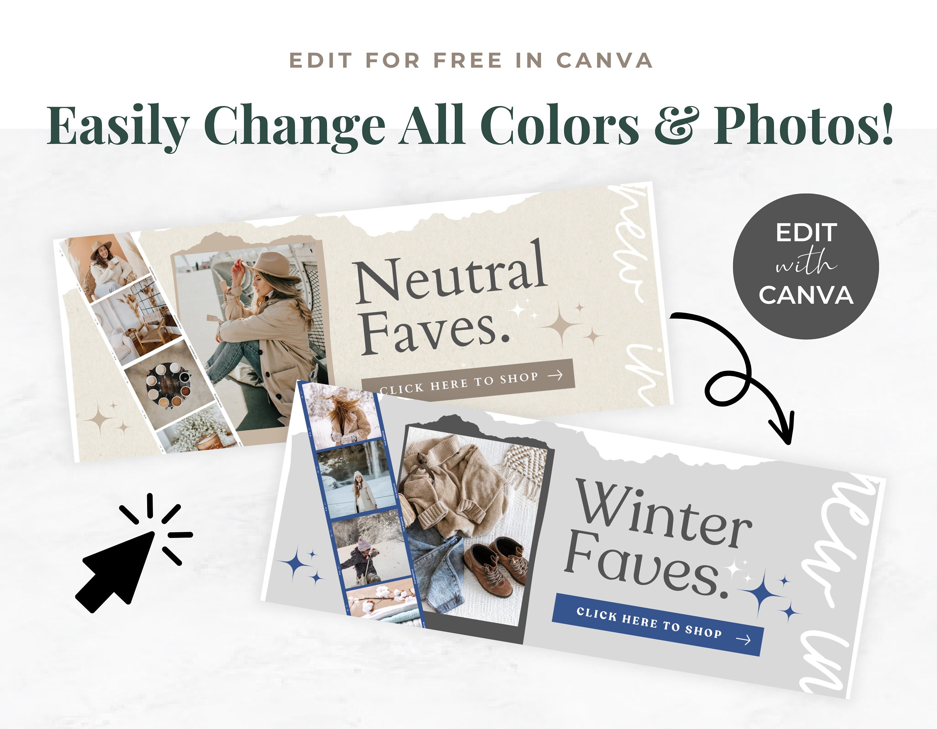 Shopify Banner Templates - Shop Banner Templates for Canva ...
