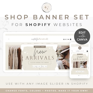 Shopify Banner Templates - Shop Banner Templates for Canva ...
