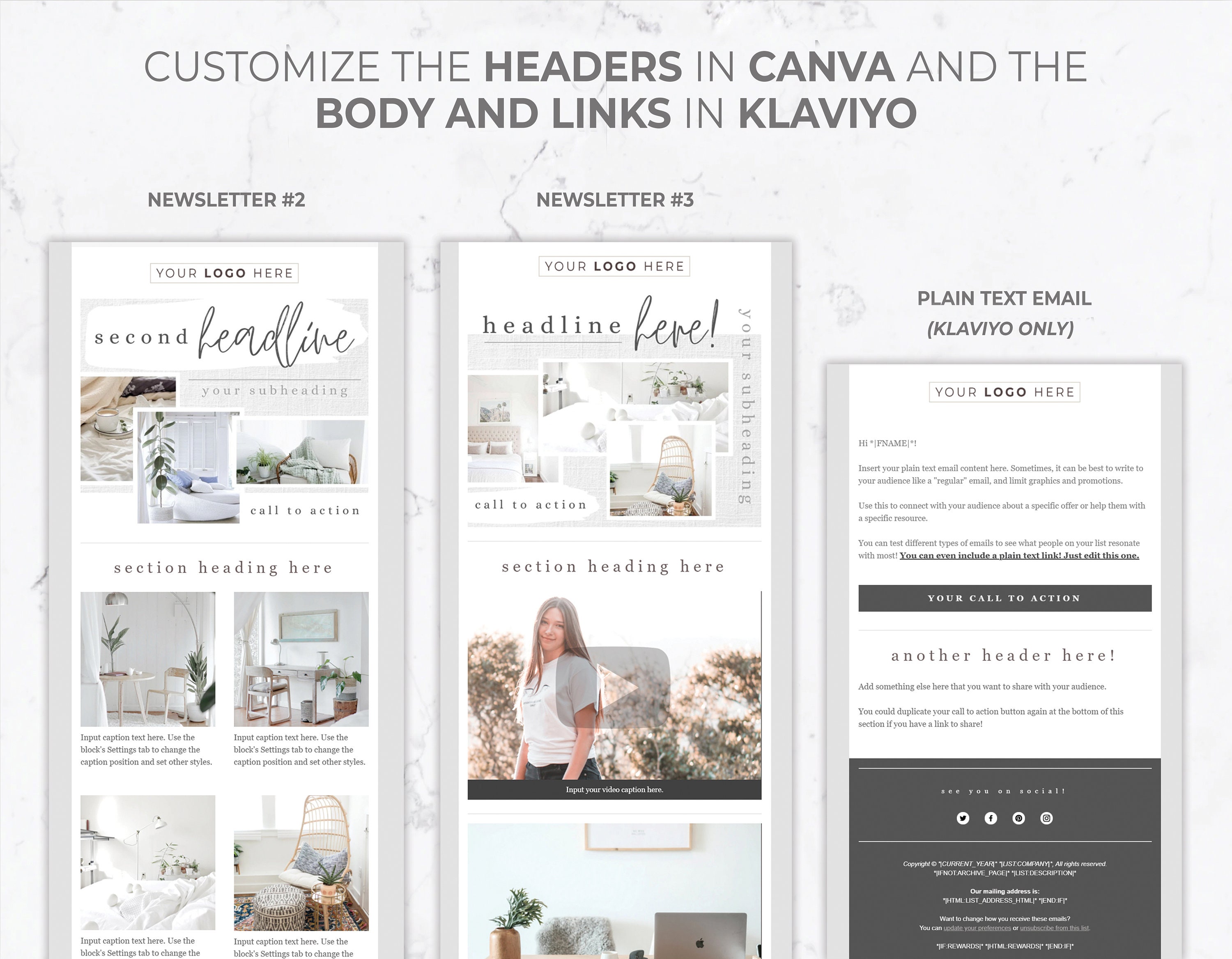 Klaviyo Email Templates