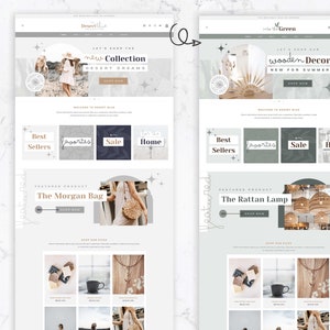 Boho Theme for Shopify - Ecommerce Website, Minimal Grey Template ...