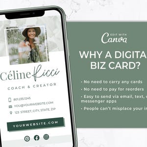 Gmail Email Signature & Digital Business Card Template for Canva ...