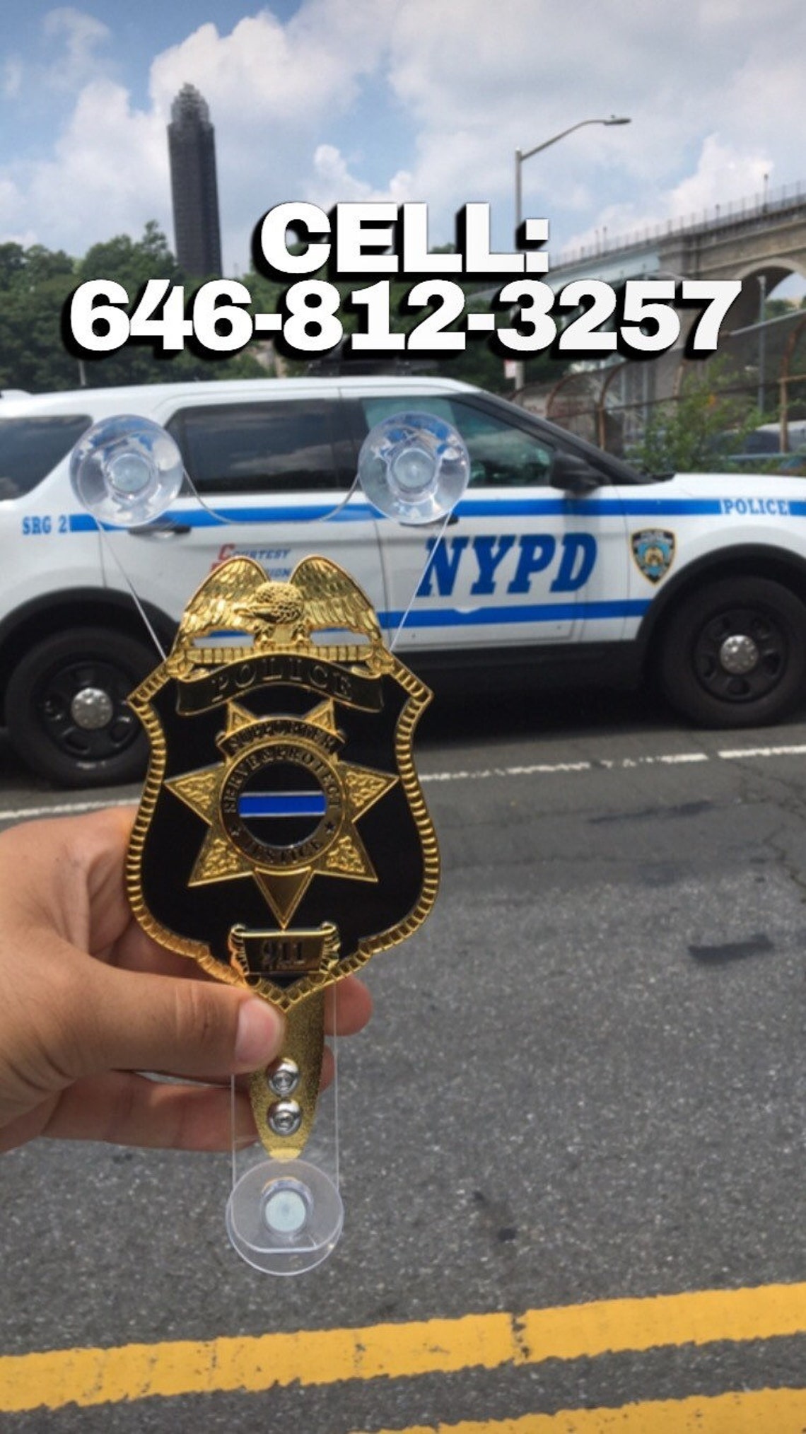 Isupportle Police Windshield Badge Display2025 - Etsy