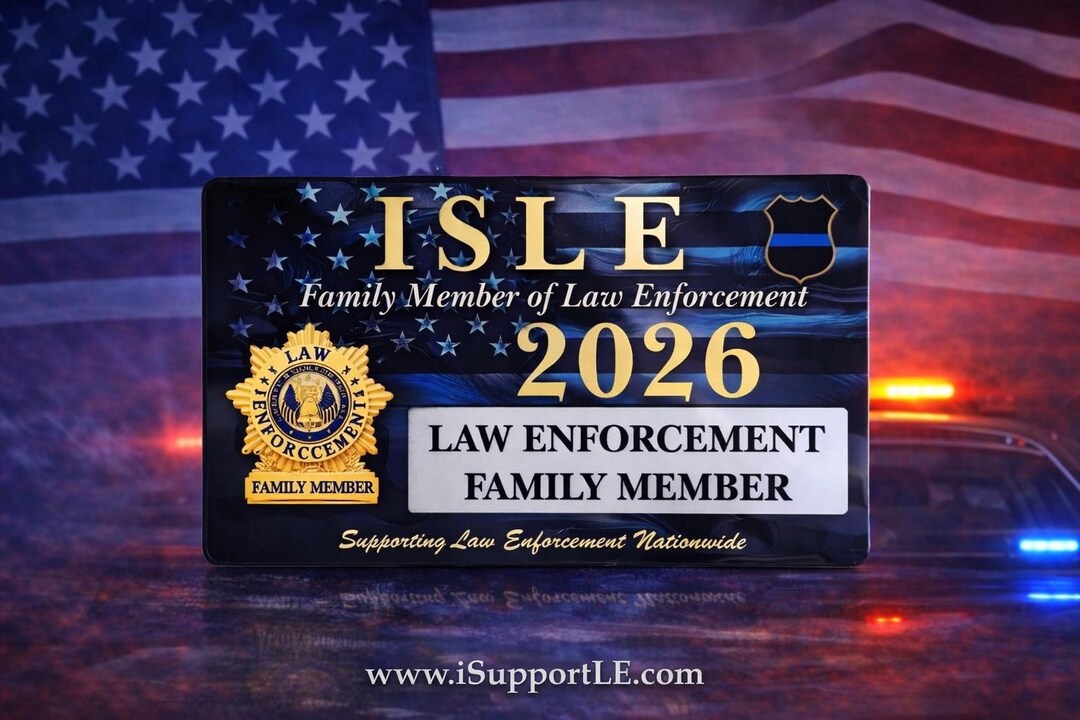 2026 METAL Law Enforcement FAMILY MEMBER Acknowledgment Card - Etsy