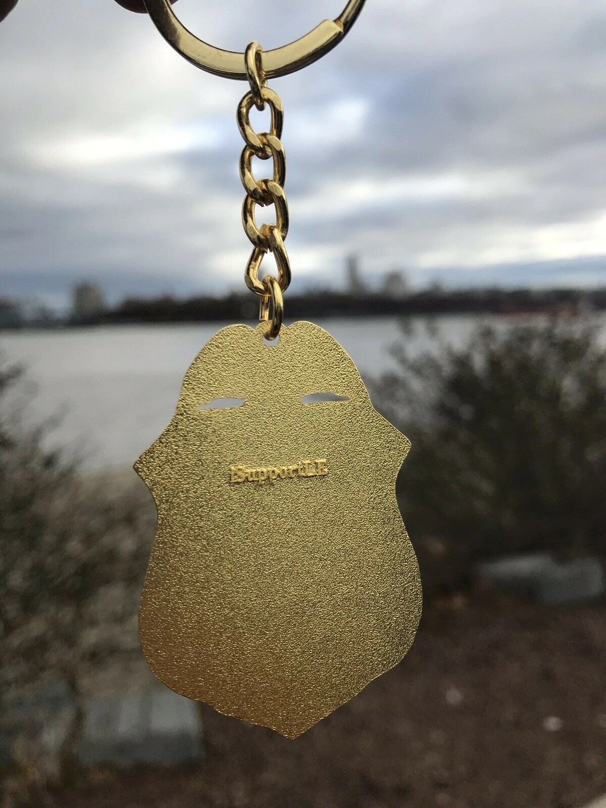 Police Metal Badge Key Chain Heavy - Etsy