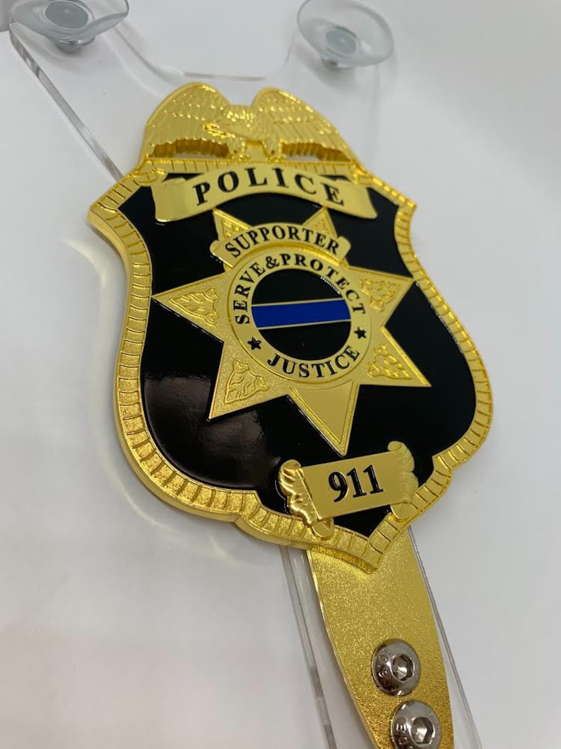 Isupportle Police Windshield Badge Display2025 - Etsy