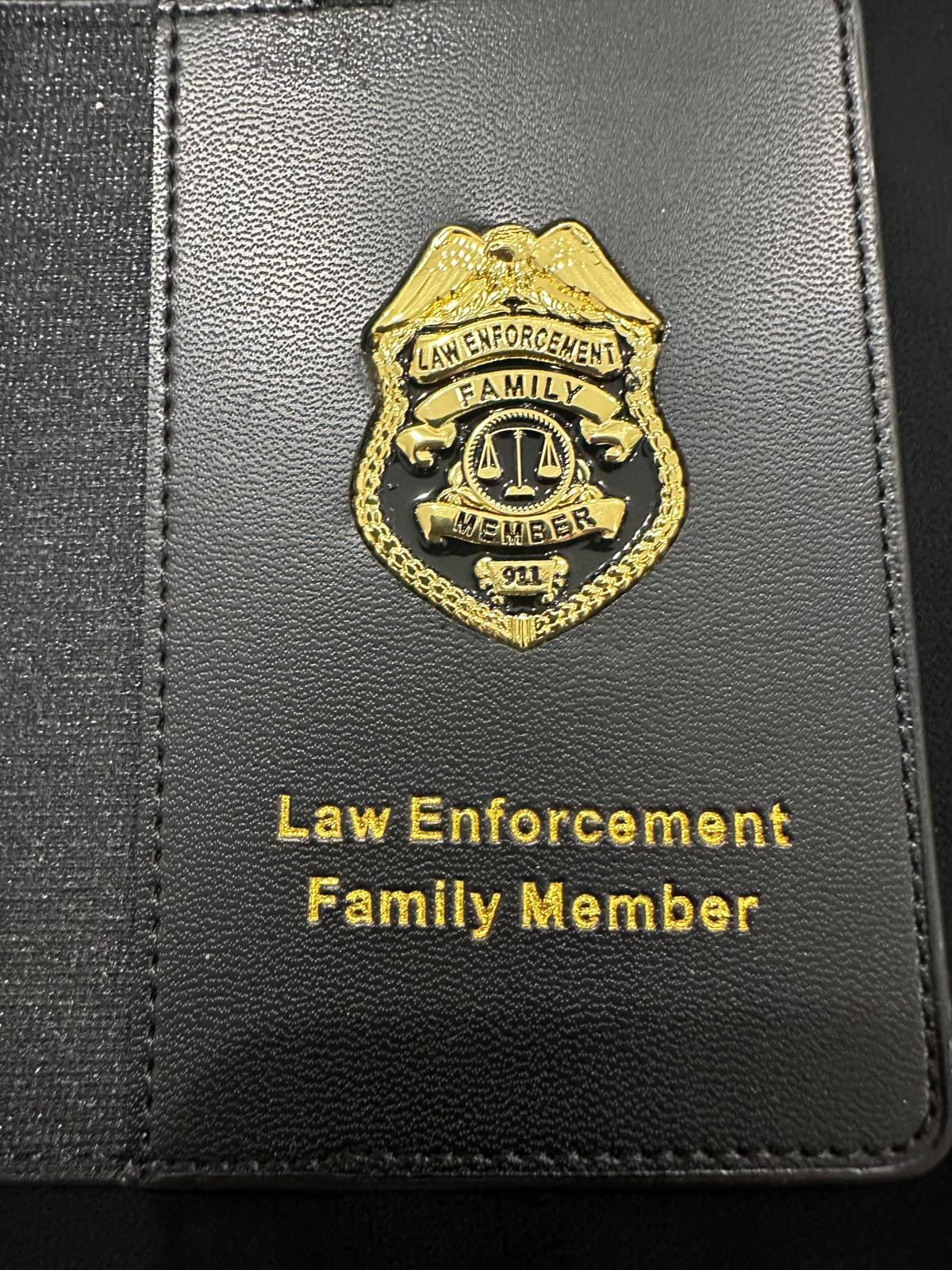 FULL SET: "family Member" Windshield Badge Display + Wallet + 2025 Card ...