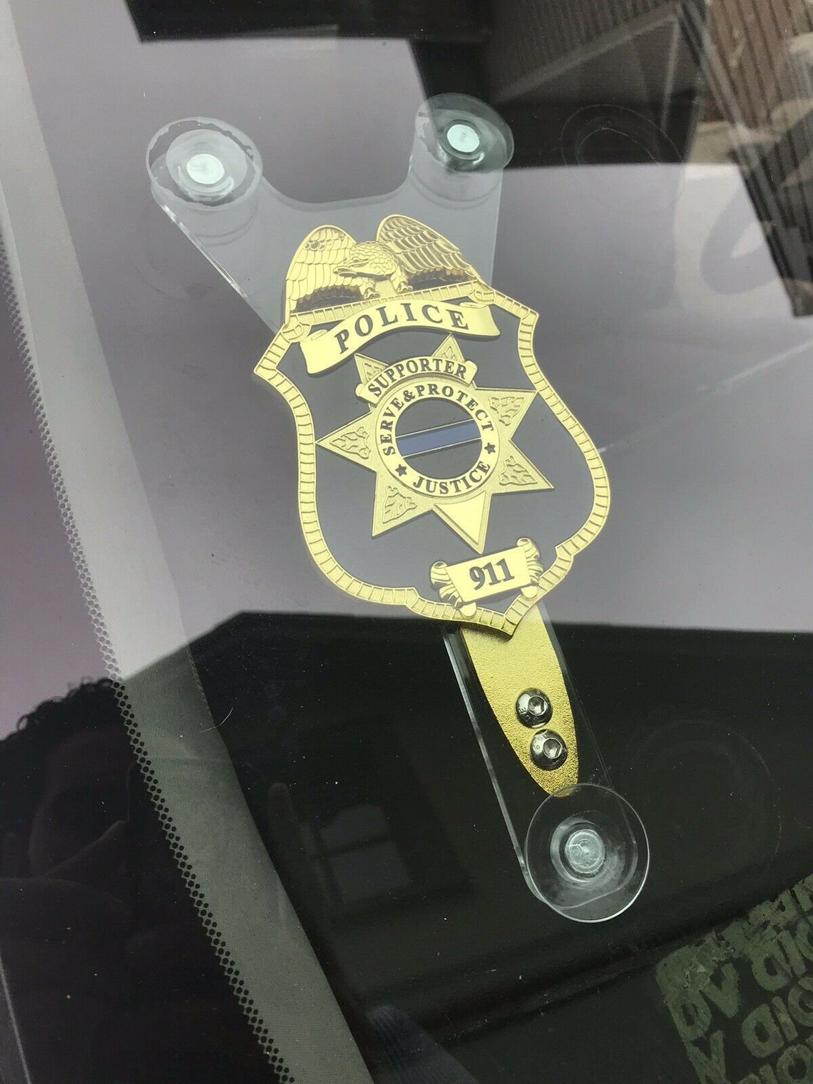 Isupportle Police Windshield Badge Display2025 - Etsy