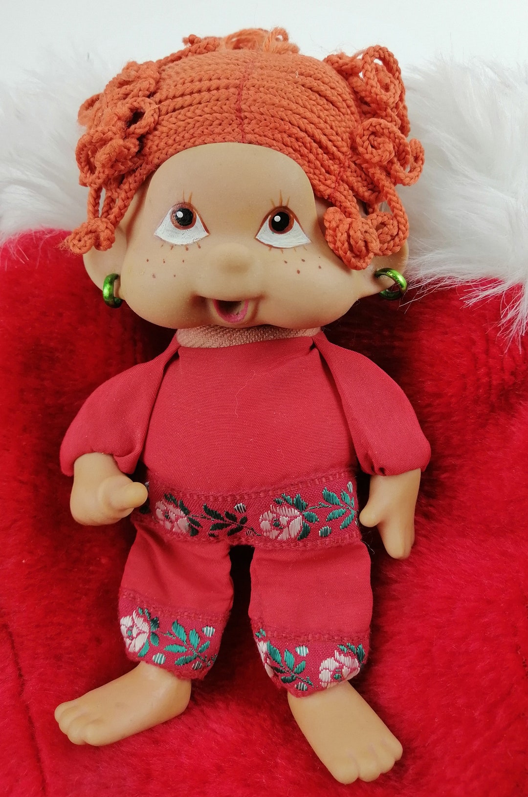 Troll Doll Vintage 1960s or 1970s Rare Orange Braided Hair - Etsy
