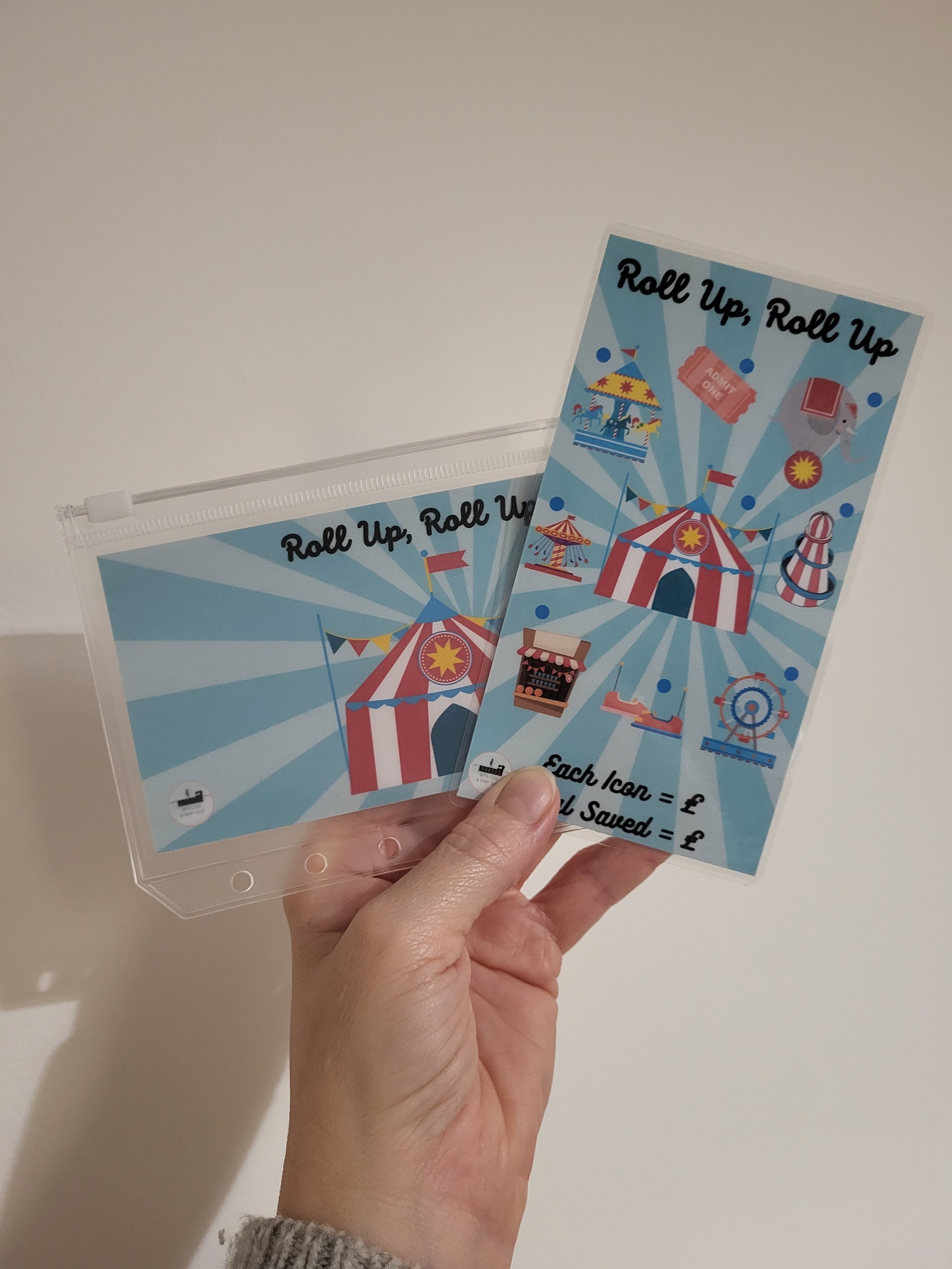 Roll Up, Roll up Circus Savings Challenge - Cash Stuffing - Savings ...